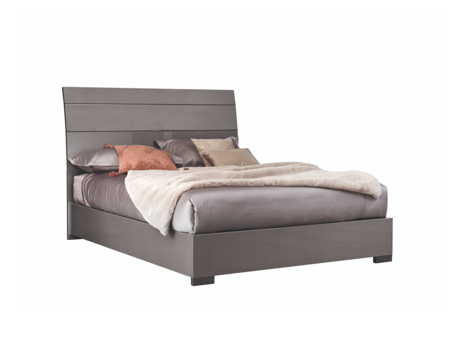 Graphite Bed — Italia Furniture