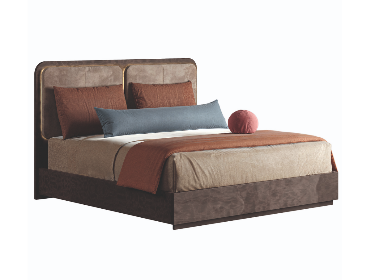 Nyx Bed with Light Kit — Italia Furniture